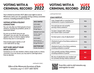 Restoration of Voting Rights | District of Minnesota